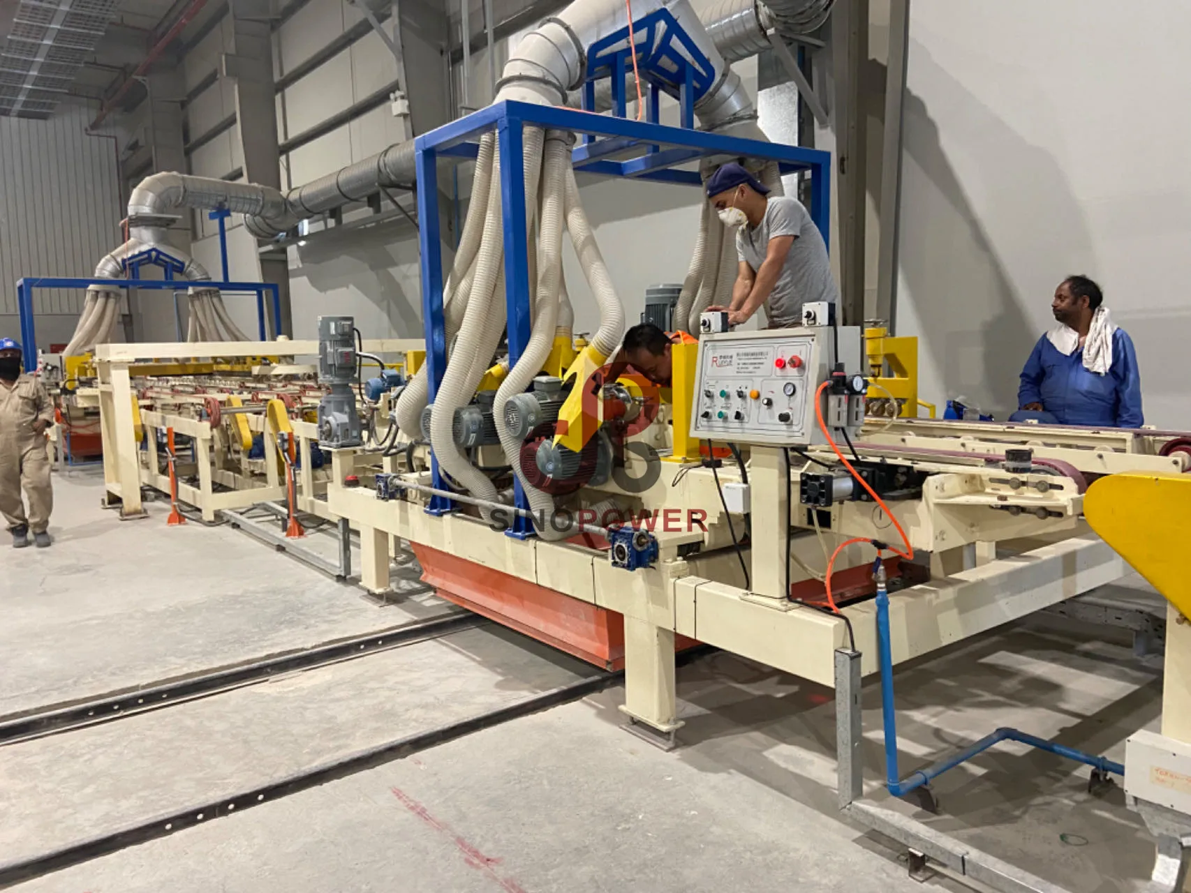 Calcium Silicate Board Edging And Chamfering Machine Trimming Line ...