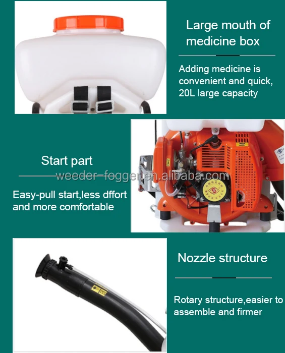 2 Stroke Knapsack Pest Control Power Mist Blower Agro Sprayer
