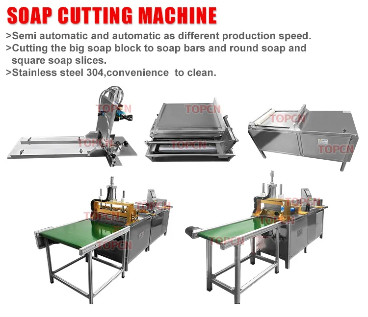 Automatic Big Block Glycerin Transparent Soap Slicing Machine