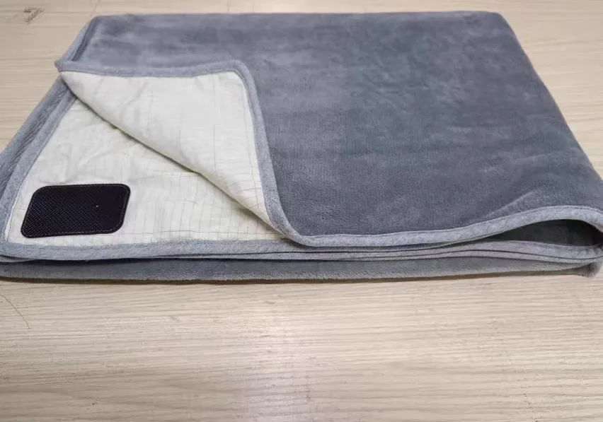 Conductive Silver Knitted Grounding Blanket for Sleep & EMF Protection