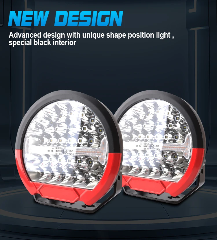 Auto Lighting System Round LED Work Lamp 9 Inch 140W 12V 24V 6500K ...