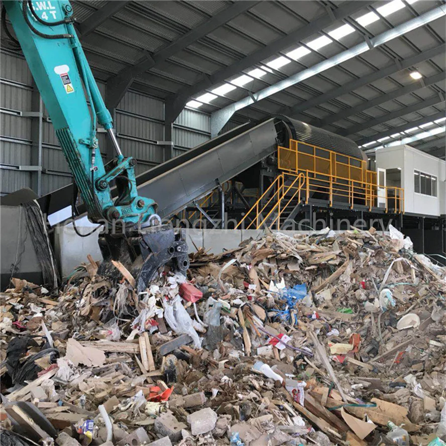 recycling waste garbage sorting production line Construction waste ...