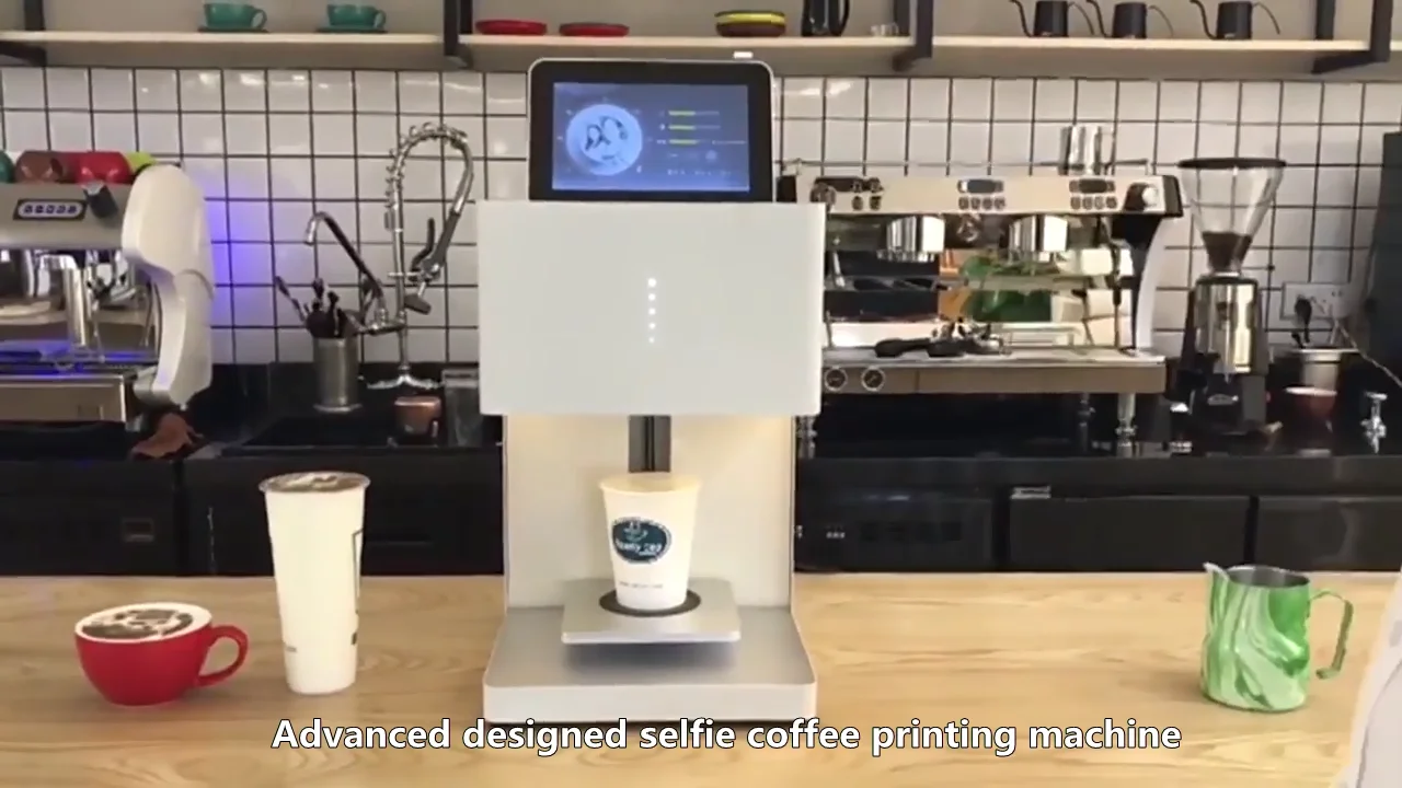 Cafe Latte Art Selfie Printer Edible Ink Cartridge Food Cake Milk ...