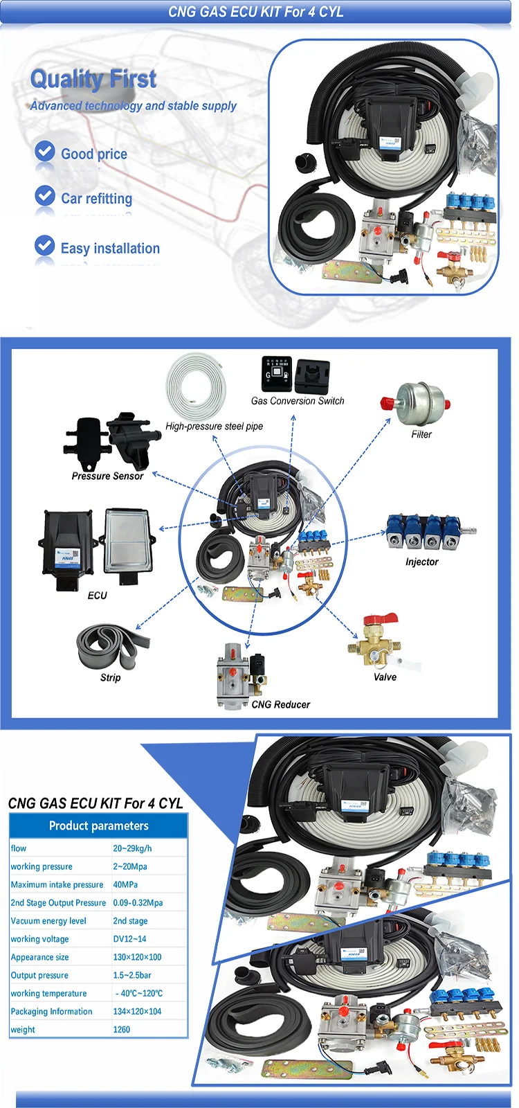 Cng Lpg Sequential Injection Conversion Kits For 4 Or 6 Cylinders ...