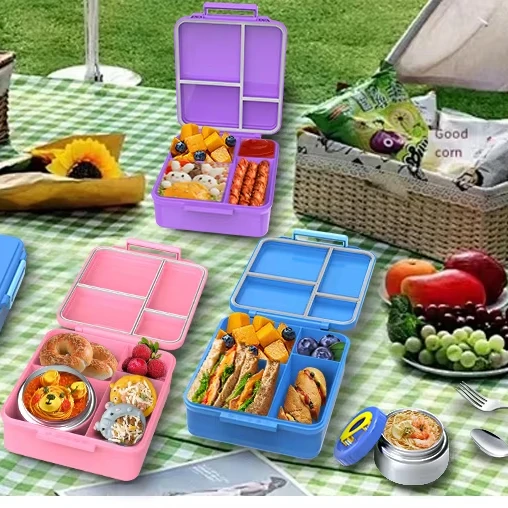 Aohea Portable Folding Food Storage Container Lunch Box Tritan ...