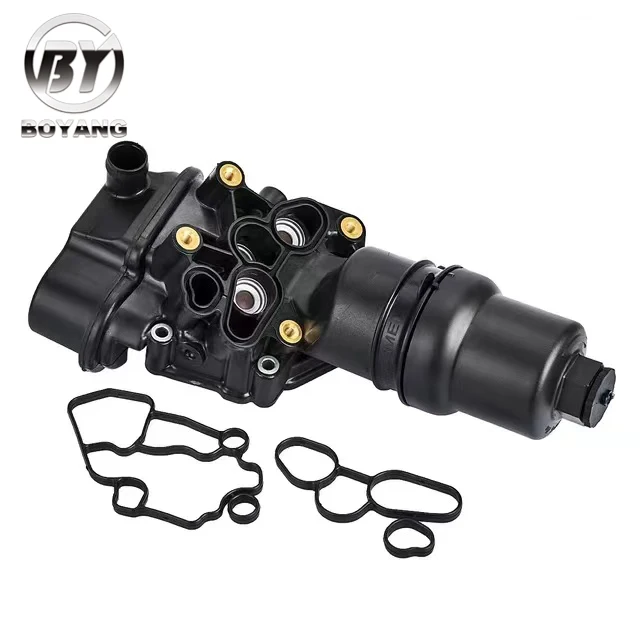 Engine Oil Filter Base Housing for Audi A3 A4 VW Eos Golf Passat Jetta ...