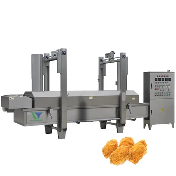 Full Automatic Continuous Deep Fryer Electric Deep Frying Machine For Potato Banana Chips - Buy ...