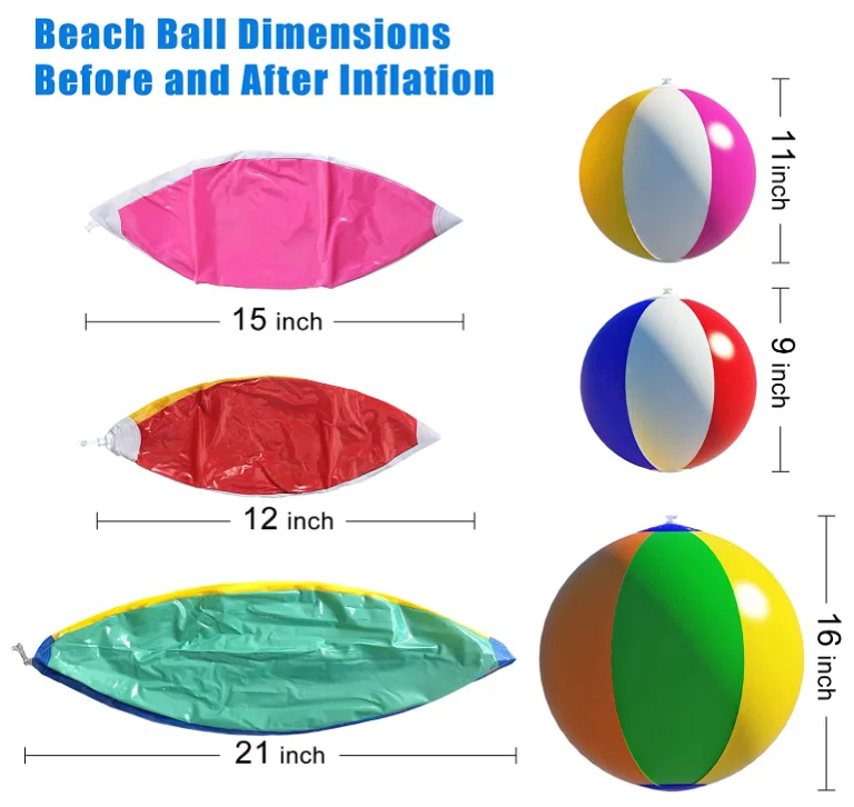 Watermelon Customized logo Cheap Price 6 Colored Panels PVC Ball and ...