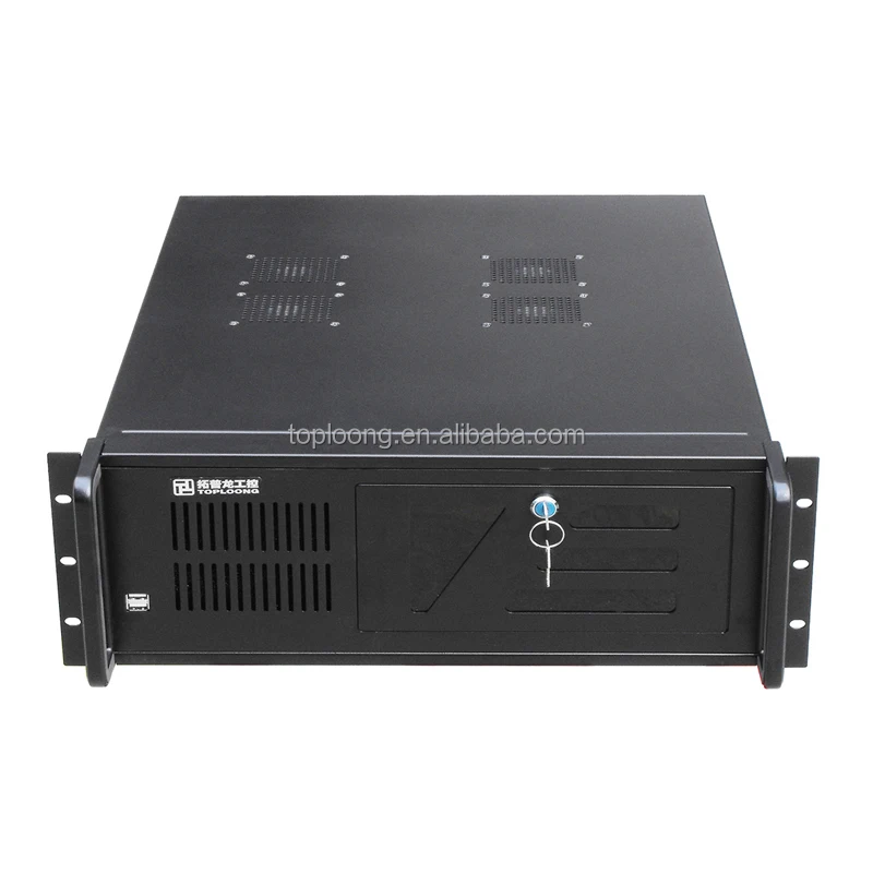 TOPLOONG 4U Computer Case Industrial Server Chassis ATX Motherboard 7 ...