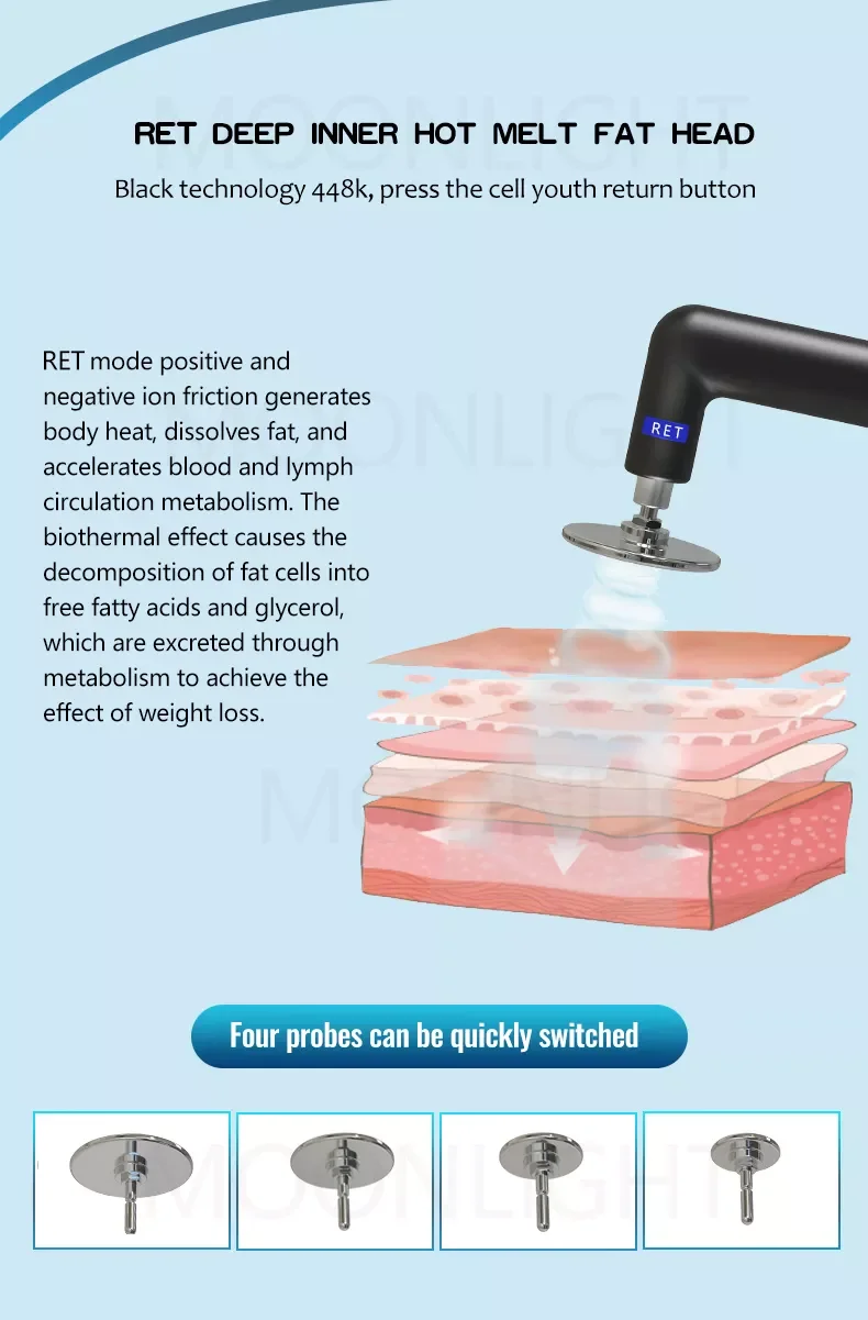 2024 New Design Indiba Radiofrequency Therapy Tecar Indiba 448khz ...