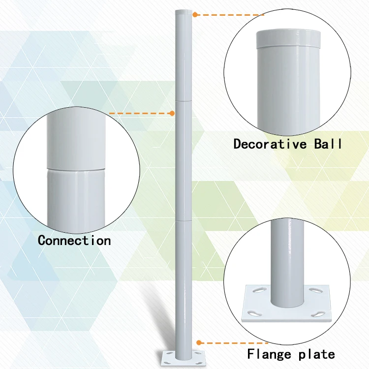 Heavy Duty Parking Lot Street Light Poles - Z.S LIGHTING