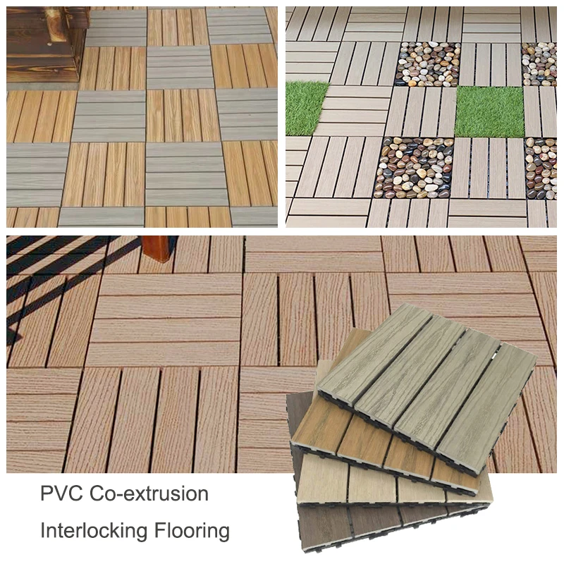 Home Flooring Tiles Plastic Pvc Interlocking Outdoor Decoration Deck ...