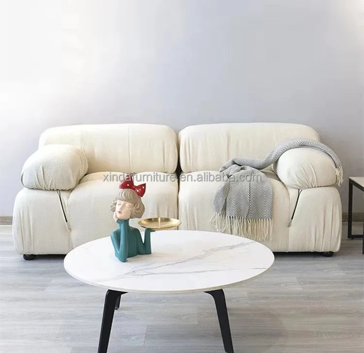 Nordic Lounge Furniture L Shape Modular Sofa Sectional Couch Set Modern ...