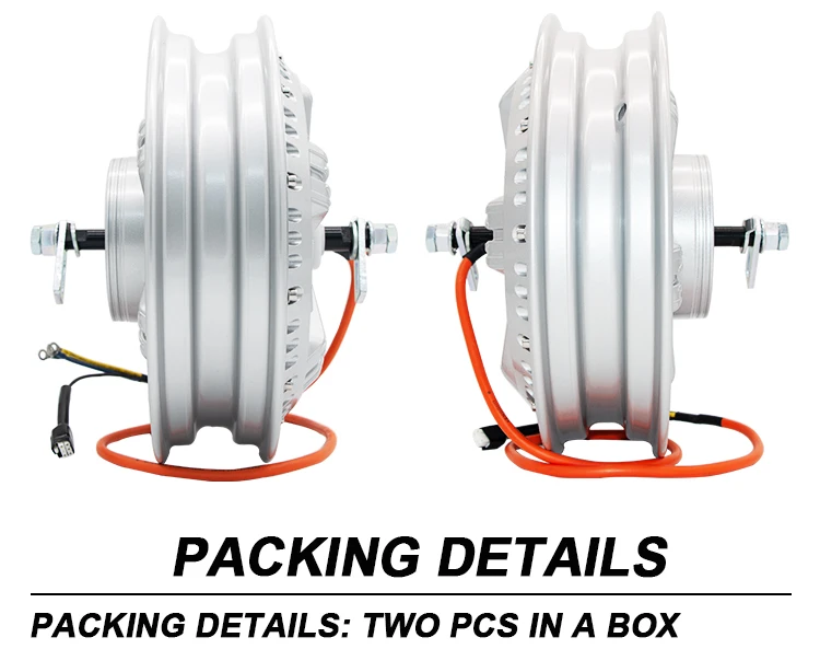 12inch High Efficiency Brushless Dc Motor For 1200w Ebike High Power ...