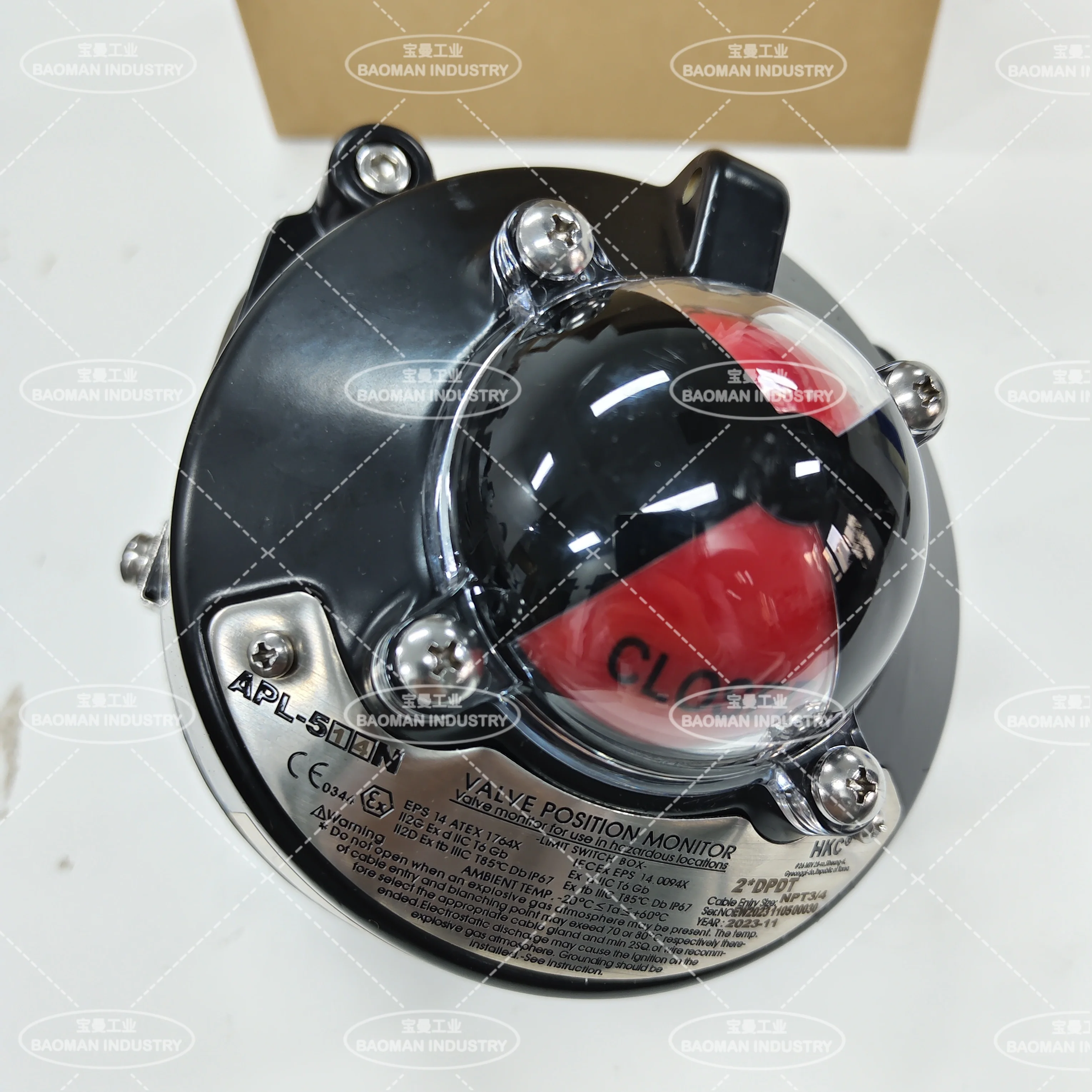 HKC Limit Switch Box APL-514N Explosion Proof ABS Type Approval SIL 2 ...