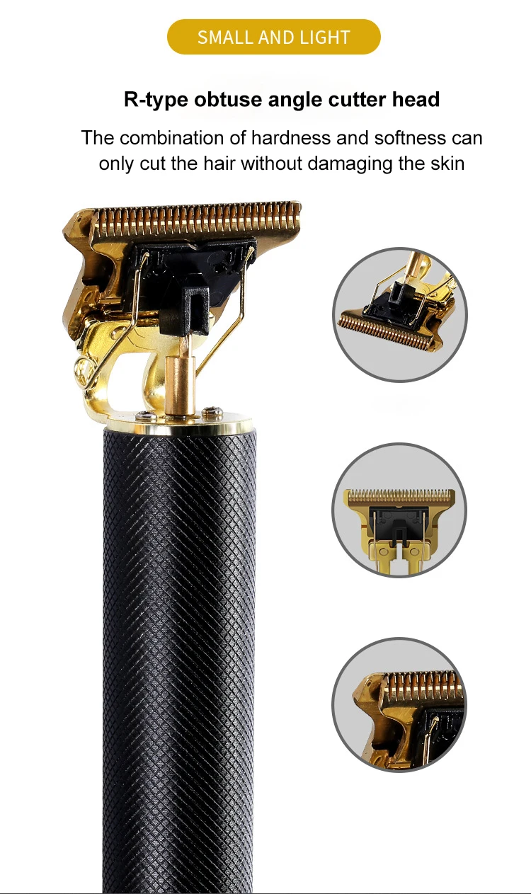 Vintage T9 Professional Hair Trimmer for Men - Cordless Electric ...