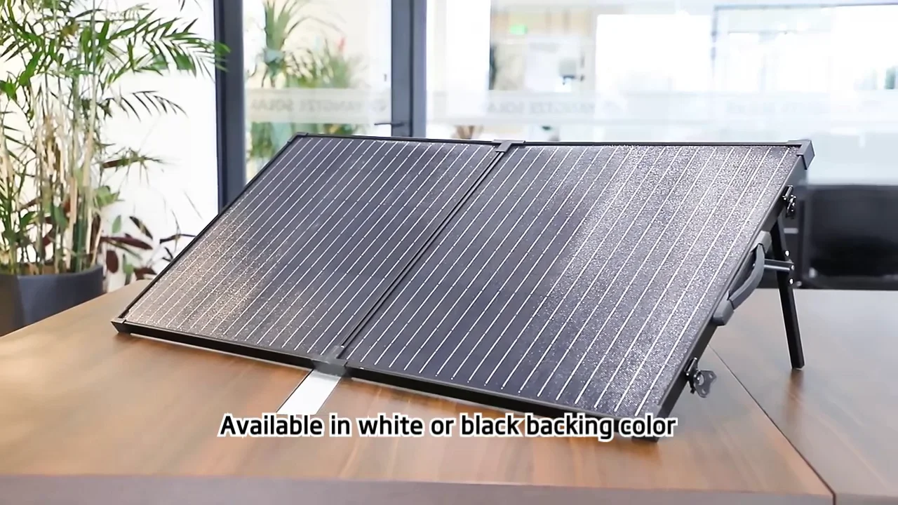 100w 150w 200w Mono Crystalline Solar Panels Folding Portable Solar ...