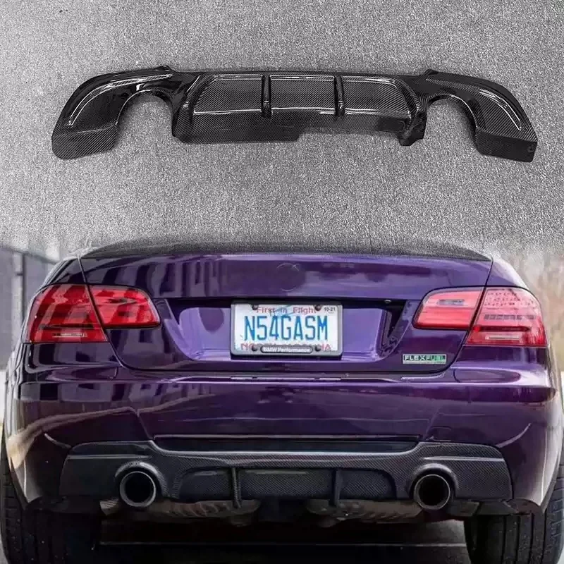 Carbon Fiber Rear Bumper Diffuser for BMW 3 Series E92 E93 325i 335i M ...