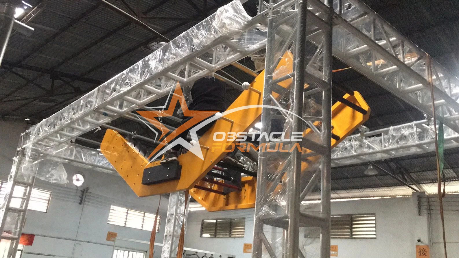 Indoor Kids Ninja Warrior Obstacle Course Inflatable Soft Play Area ...