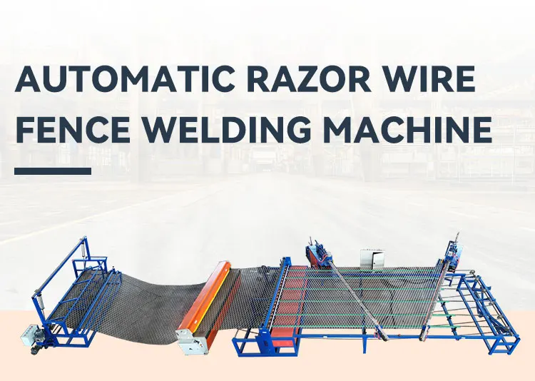 Automatic Razor Blade Wire Mesh Welding Panel Fence Machine| Alibaba.com
