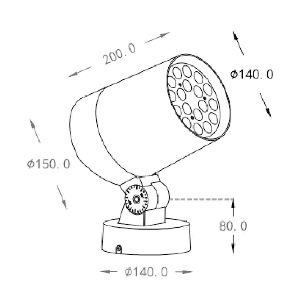 Outdoor Led Lights Waterproof Ip65 Tree Shooting Led Lawn Lighting ...