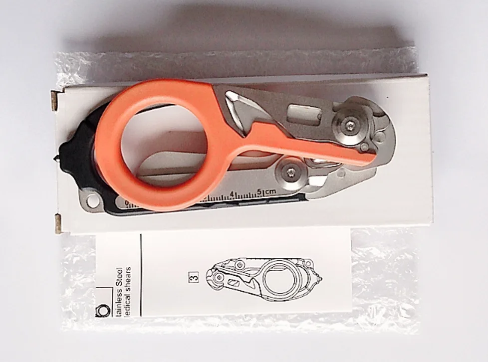 6 In 1 Raptor Emergency Response Shears With Strap Cutter And Glass ...