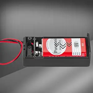 Plastic 9 Volt Battery Box Heavy Duty Guitar 9v Battery Holder With ...