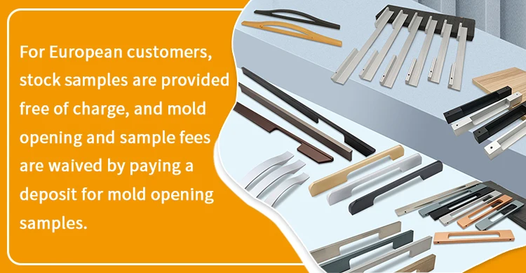 Hidden Cabinet Kitchen Cabinet Integrated Handles Brushed Aluminum ...