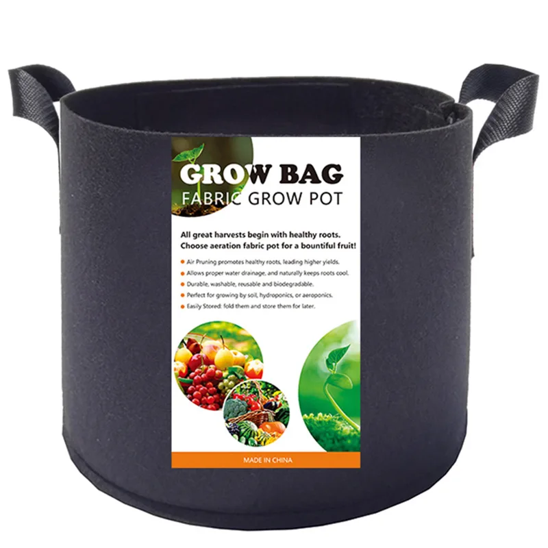 1/2/3/5/10/15 Planter Grow Bag Tree Seeding Pot Fruit Fabric Plant Pots ...