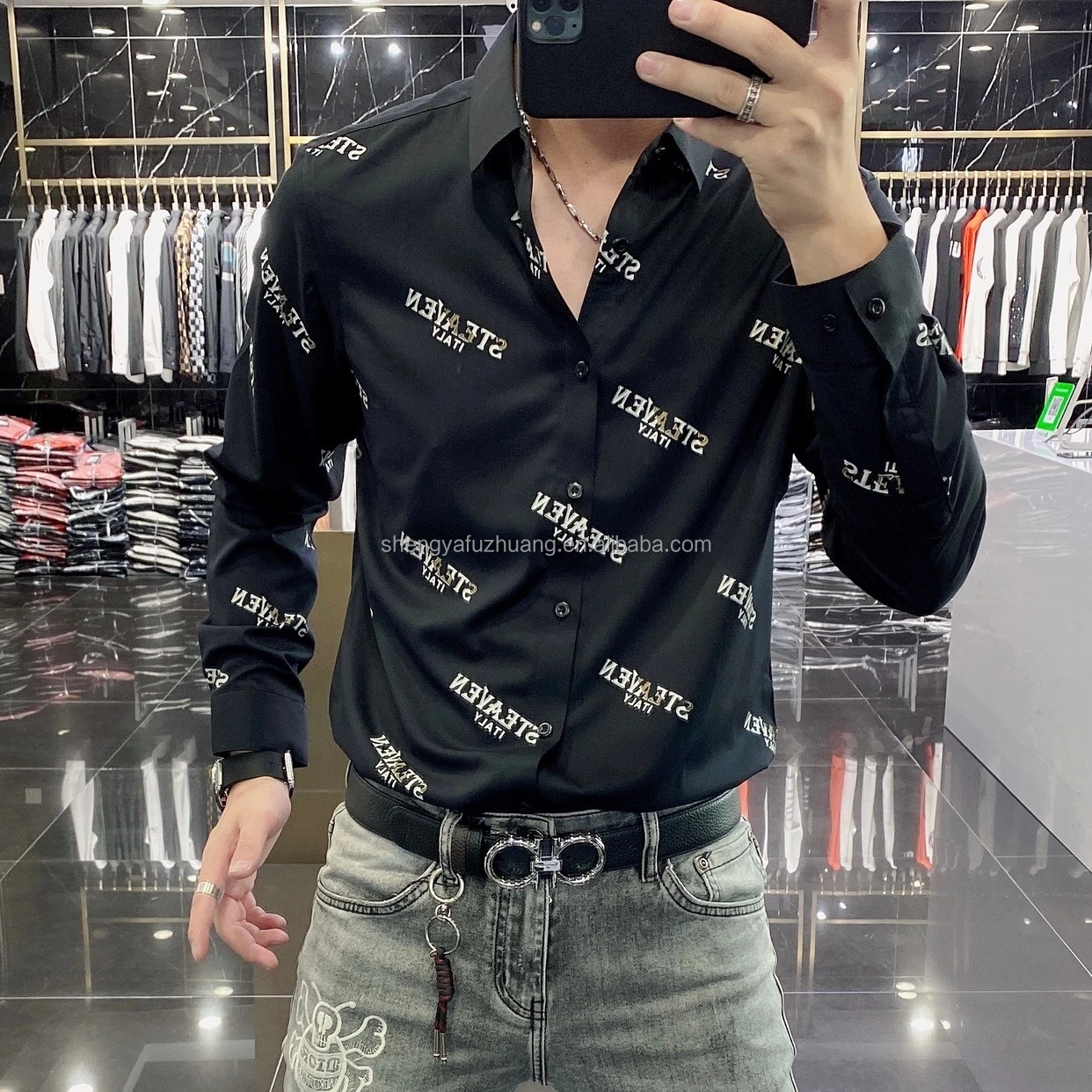 High Quality Shirts For Men Custom Men Long Sleeve Shirts Plus Size Men ...