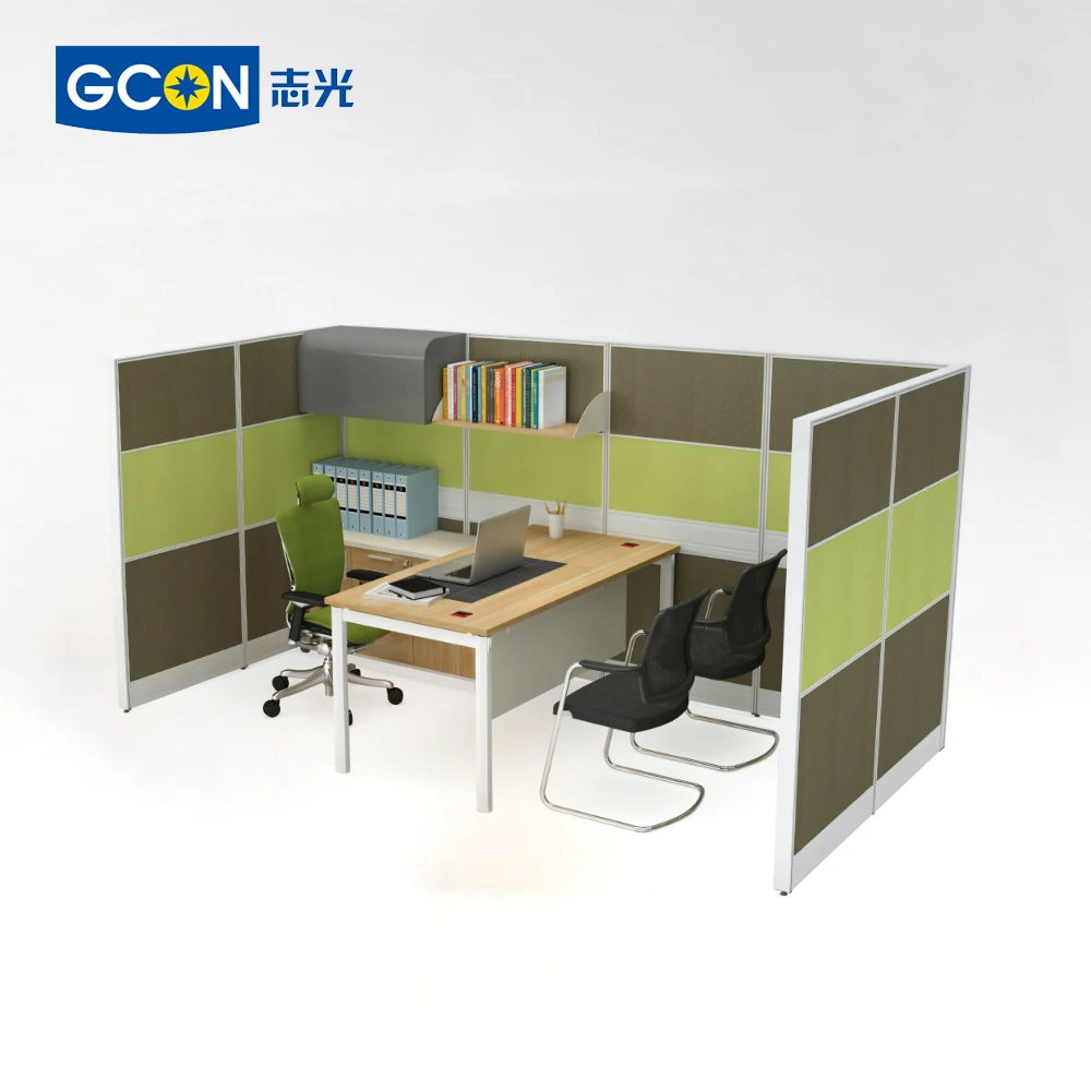 Custom Office Partition Aluminum Panel Cubicle Table Workstation Desk ...