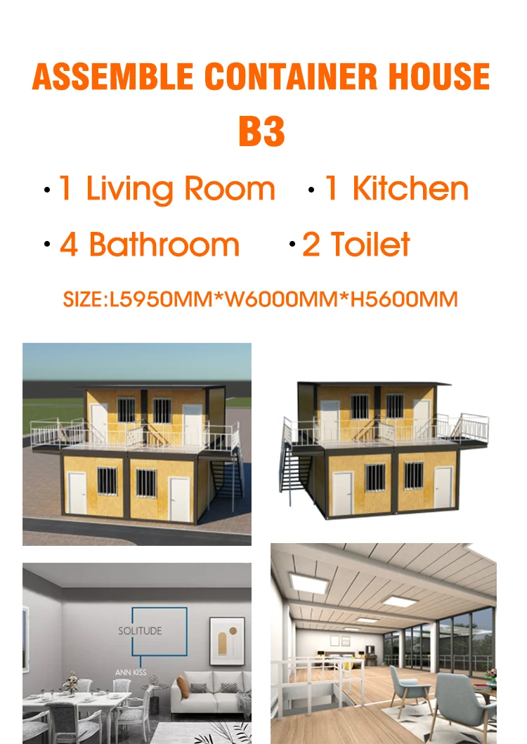 Luxury Prefabric Living Modular Prefabricated Container Home Australia ...