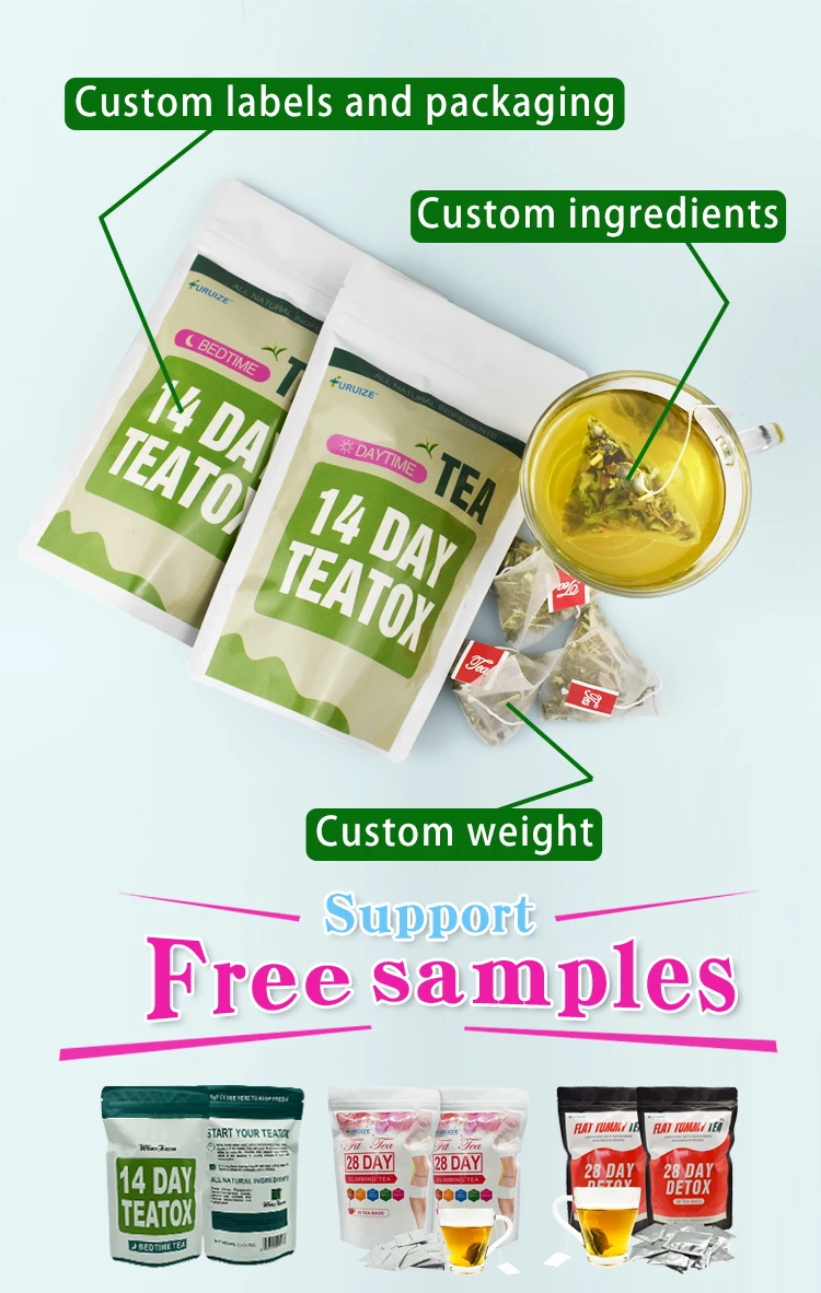 Private Label 14 Days Fast Weight Loss Body Shaped Skinny Tetox Flat ...