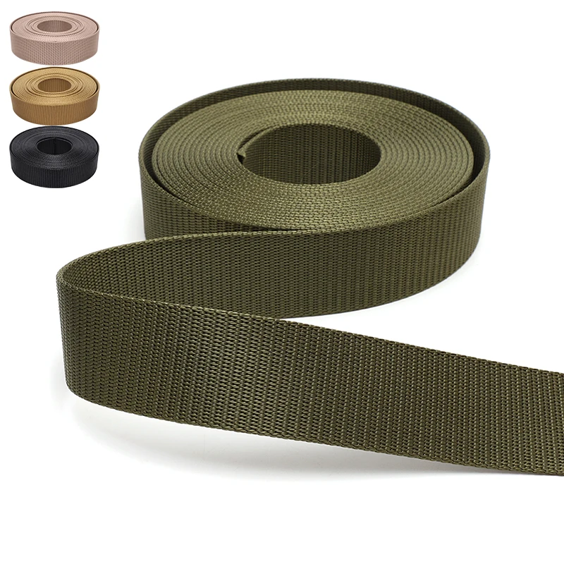 Seatbelt Nylon Webbing - Heavy Duty Flat Strap for Backpacks