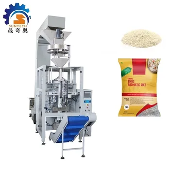 Automatic 500g 1kg 5kg Grain Bean Millet Wheat Rice Bag Packing Machine ...