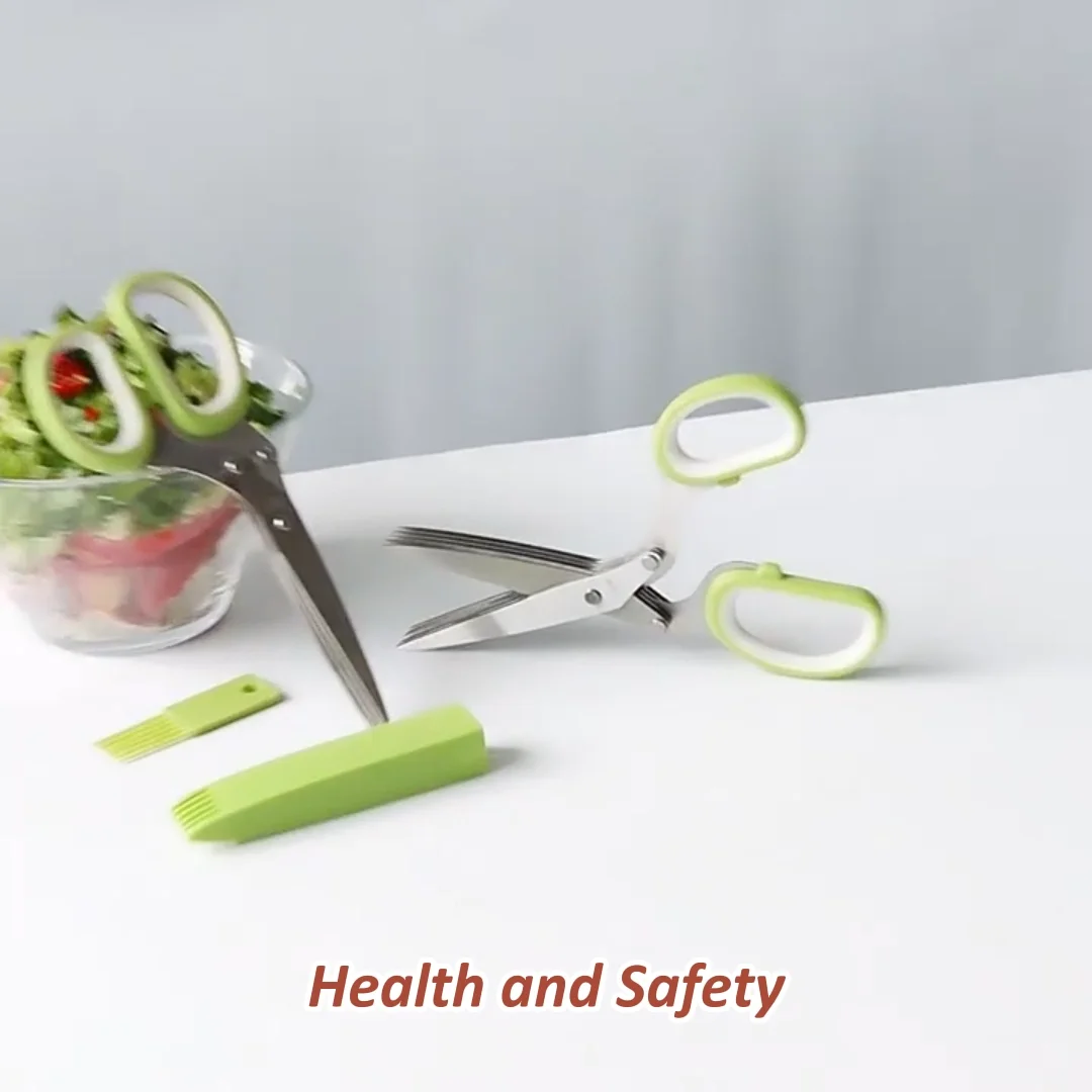Multipurpose Herb Scissors Set Kitchen Gadgets Herb Shears Vegetable ...