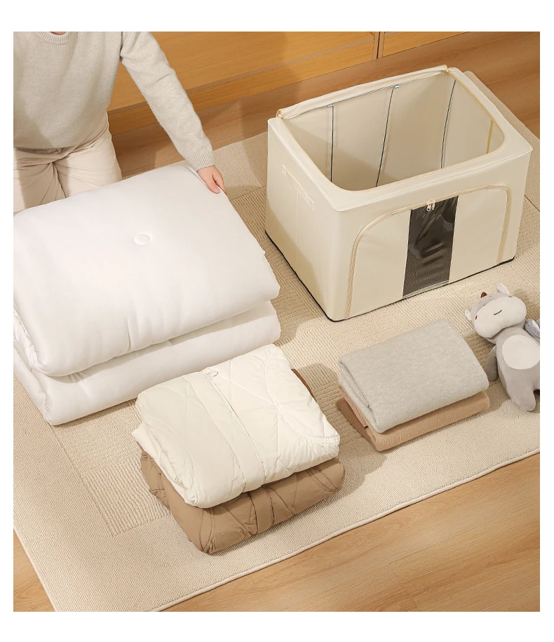 High-capacity Wardrobe Organize Visual Window Clothing Storage Box ...