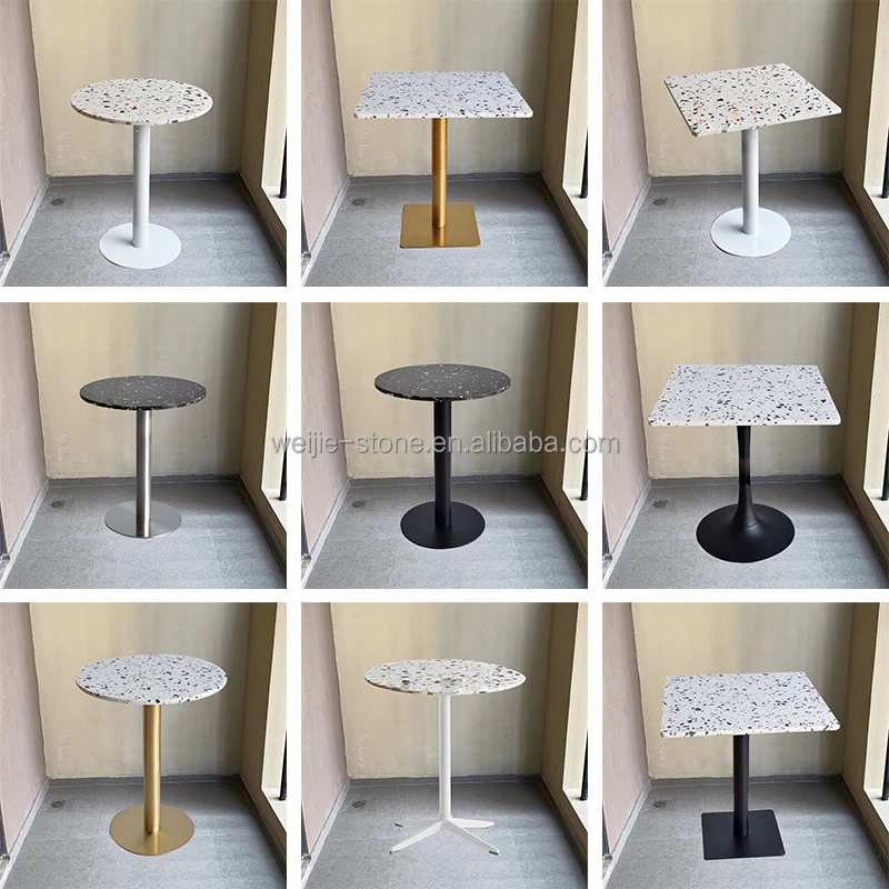 Modern Terrazzo Marble Furniture for Cafes & Restaurants