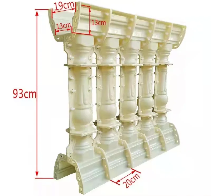 Durable Concrete Casting Molds for Baluster Handrail Fences