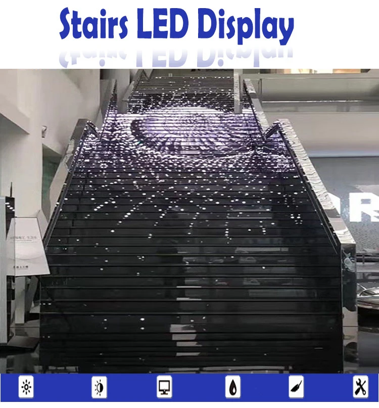 Indoor and Outdoor Waterproof Interactive Stairs LED Display