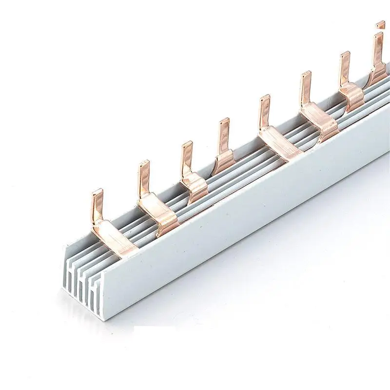 Comb Busbar Copper 100A 4P Pins For Mini Circuit Breaker Copper Busbar ...