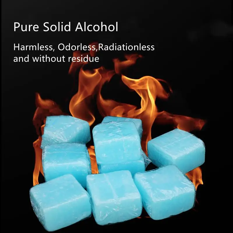 Barbecue Or Camping Stove Fuel Square/round Smokeless Odorless Solid ...