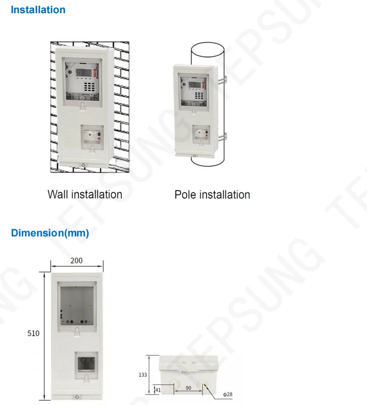 Transparent Window Smc Open Cover Pole Mounted Or Wall Mounted Single ...
