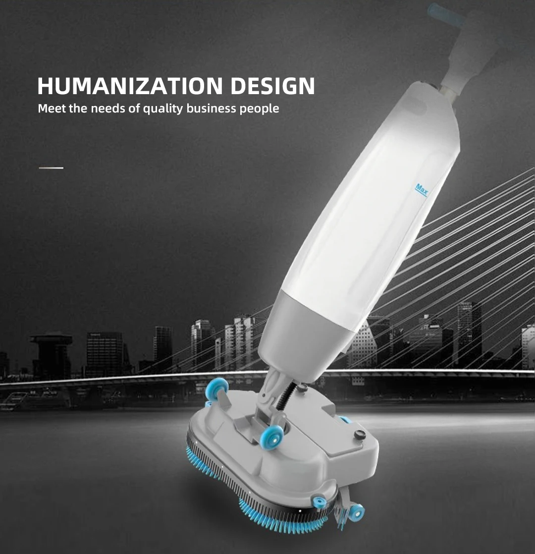 Auto Floor Cleaning Machine Scrubber Equipment Low Noise Floor Cleaning ...