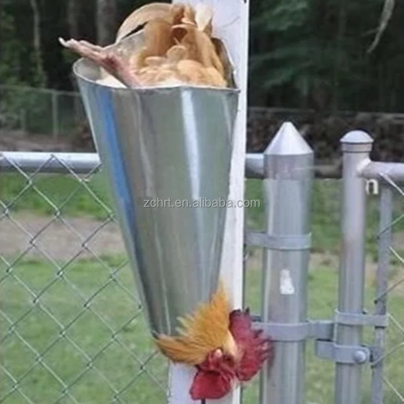 Poultry Chicken Killing Bleeding Cone In Slaughterhouse - Buy Poultry Chicken Killing Cone ...