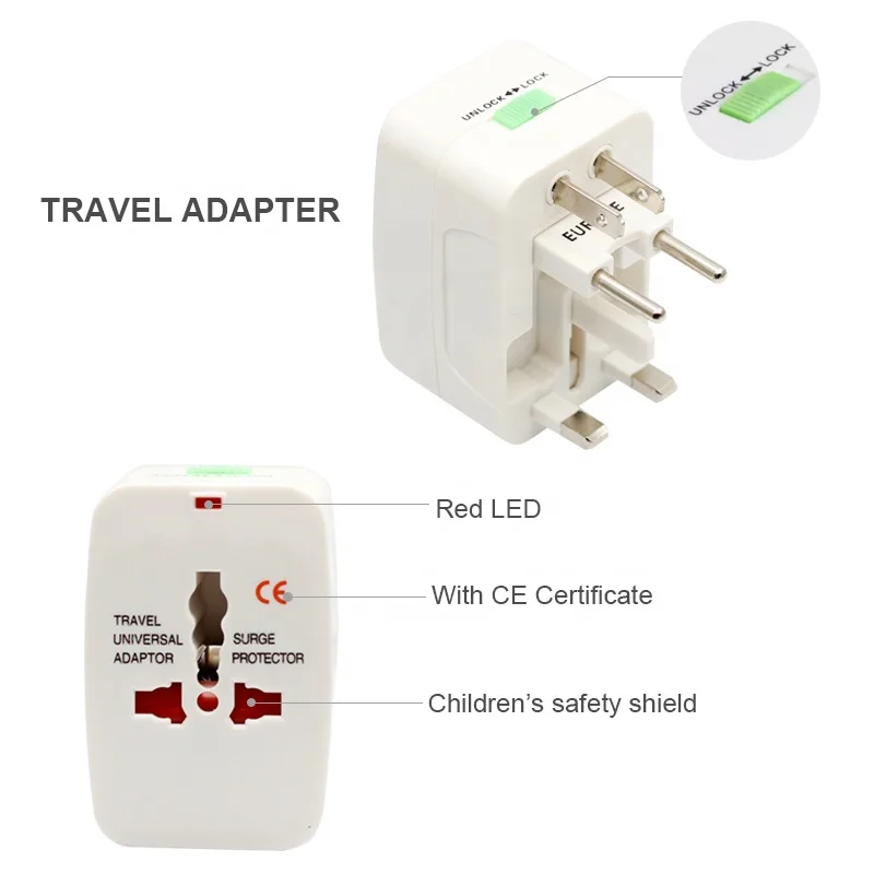Universal European Plug Worldwide Charger Power Usb Multi Usa Us Uk ...