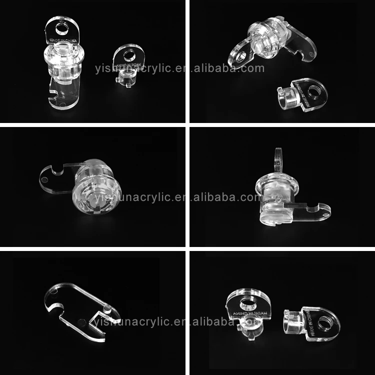 Transparent Acrylic Drawer Locks & Keys Set For Acrylic Box With Lock, Oem