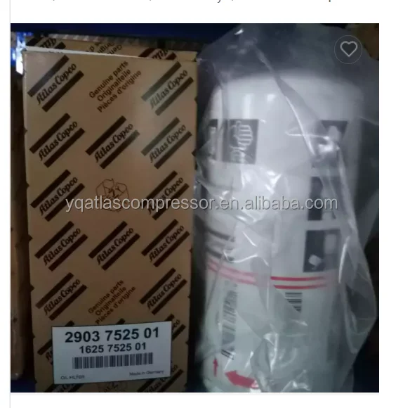 Atlascopco Tornillo Compresor De Aire Filtro De Aceite 2903752501 - Buy ...