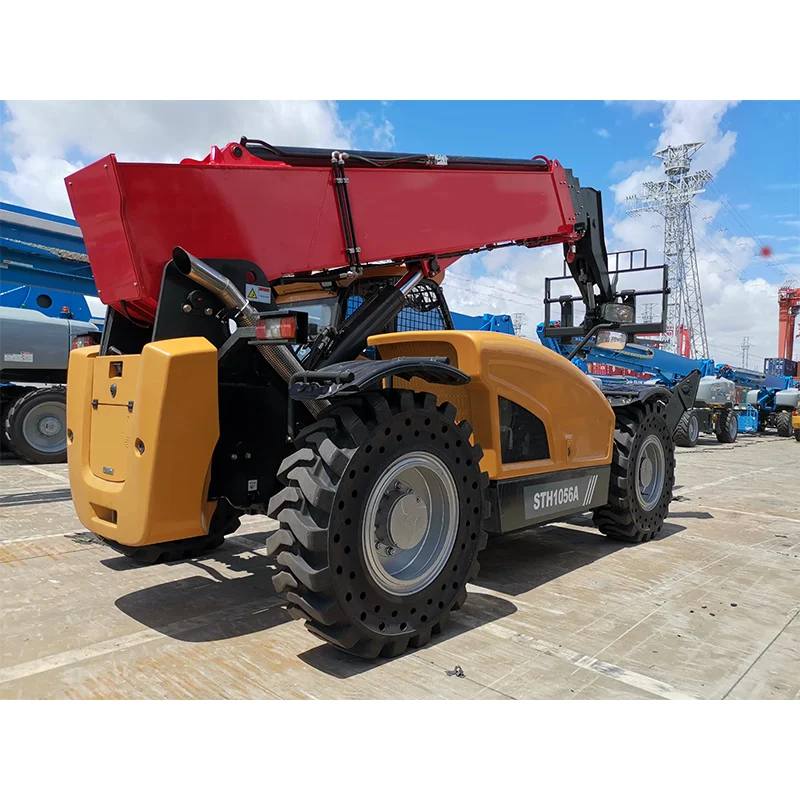 China Port Machinery 17m 5ton Telescopic Forklift STH1056A 10000lb ...