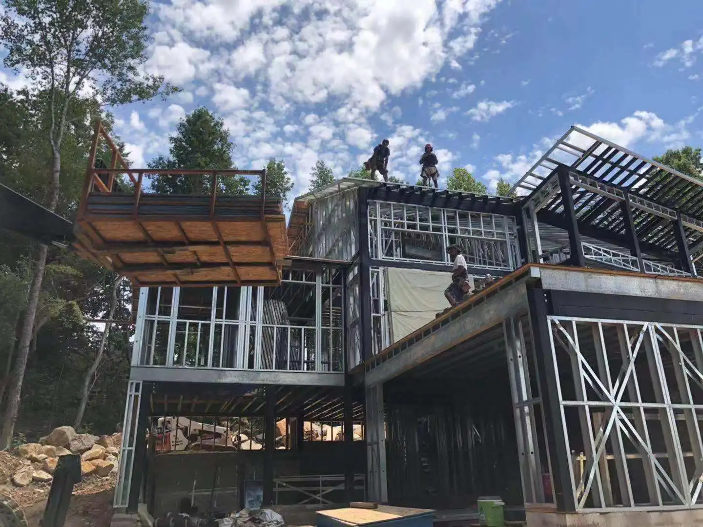 Luxury Light Steel Building Prefab Villa House - 50 Years